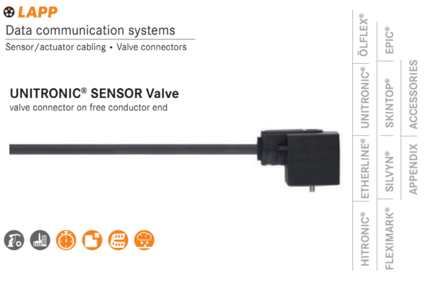 Đầu Nối LAPP KABEL UNITRONIC® SENSOR Valve | Chính Hãng - Giá Tốt Nhất ...