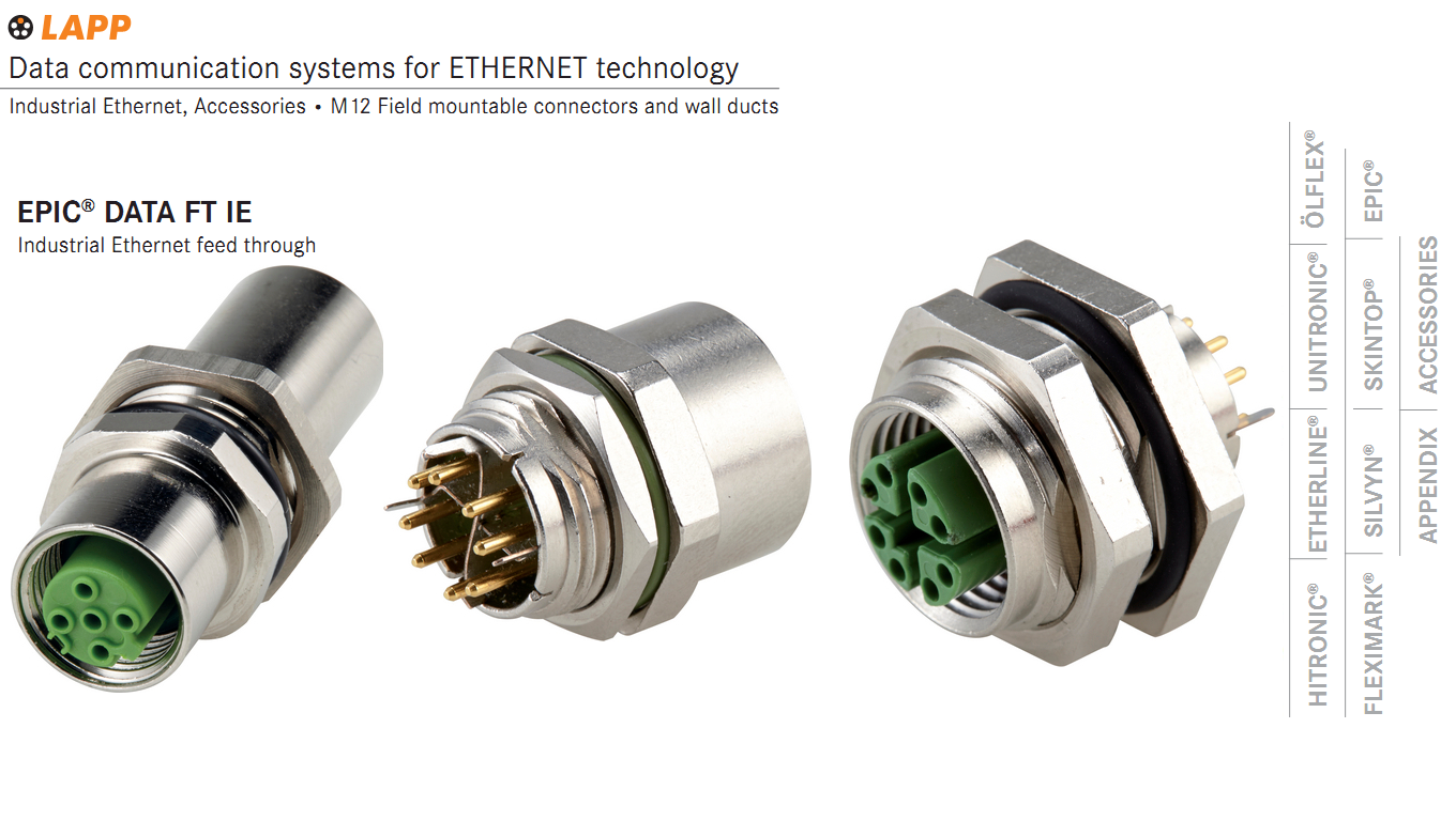 Đầu Nối Công Nghiệp LAPP KABEL EPIC® DATA FT IE | Chính Hãng - Giá Tốt ...